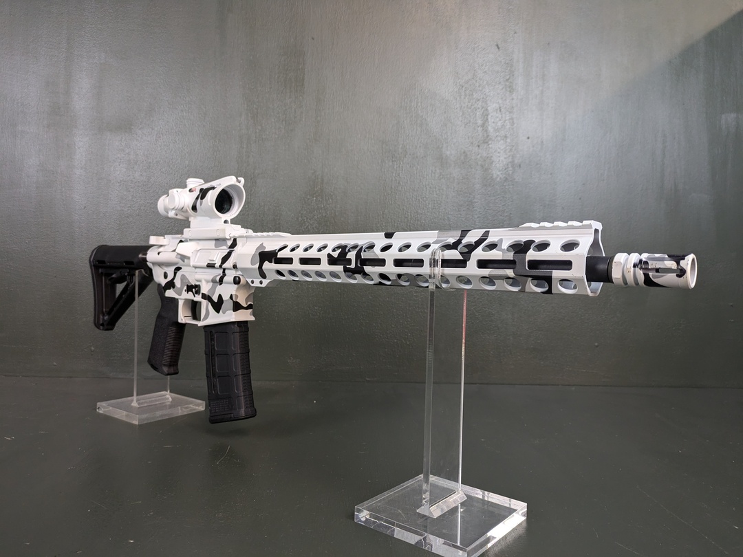 Ruger AR-556 Artic Camo 5.56 NATO - Semi Auto Rifles at GunBroker.com ...