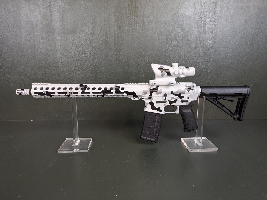 Ruger AR-556 Artic Camo 5.56 NATO - Semi Auto Rifles at GunBroker.com ...