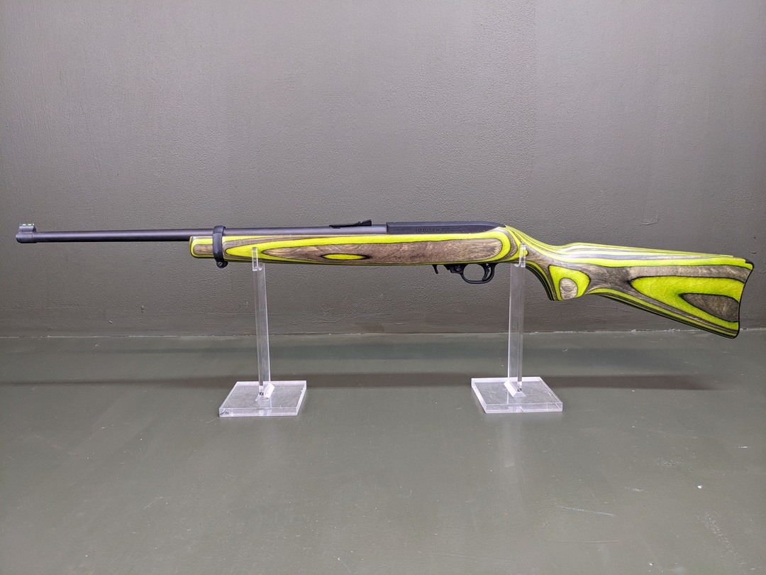 Ruger 10/22 Green Laminate 22LR - Semi Auto Rifles at GunBroker.com ...