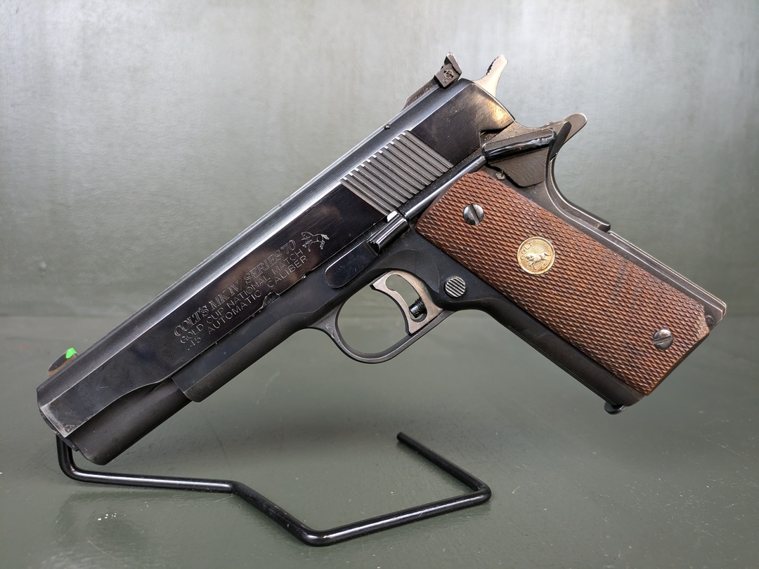 Colt Mark IV Series 70 45ACP - Semi Auto Pistols at GunBroker.com ...