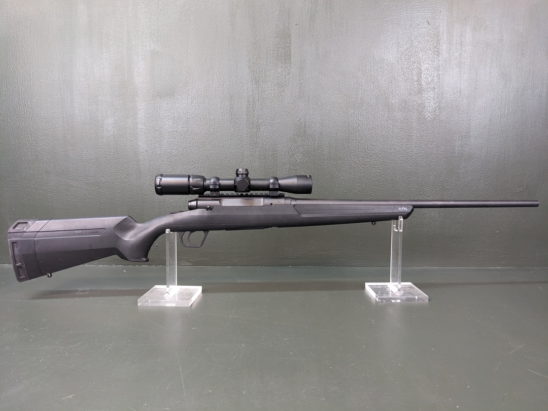 Savage Axis LH 243 Win - Bolt Action Rifles at GunBroker.com : 1049794112