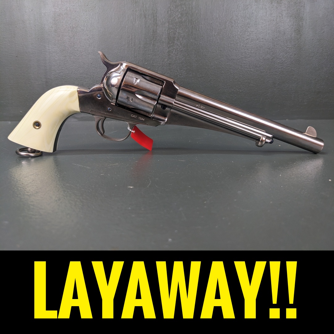 Uberti 1875 Army Outlaw Frank James 45LC - Revolvers at GunBroker.com ...